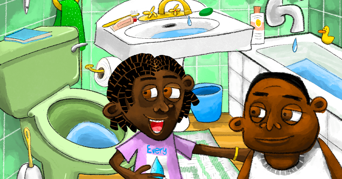 Spot the Differences | Bathroom Blunders | CaribYo Kids!